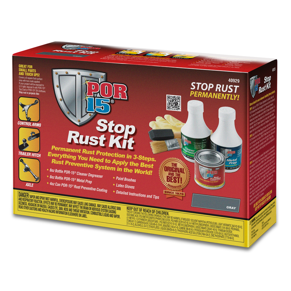 POR-15® Stop Rust Kit | Surface Rust Repair Kit