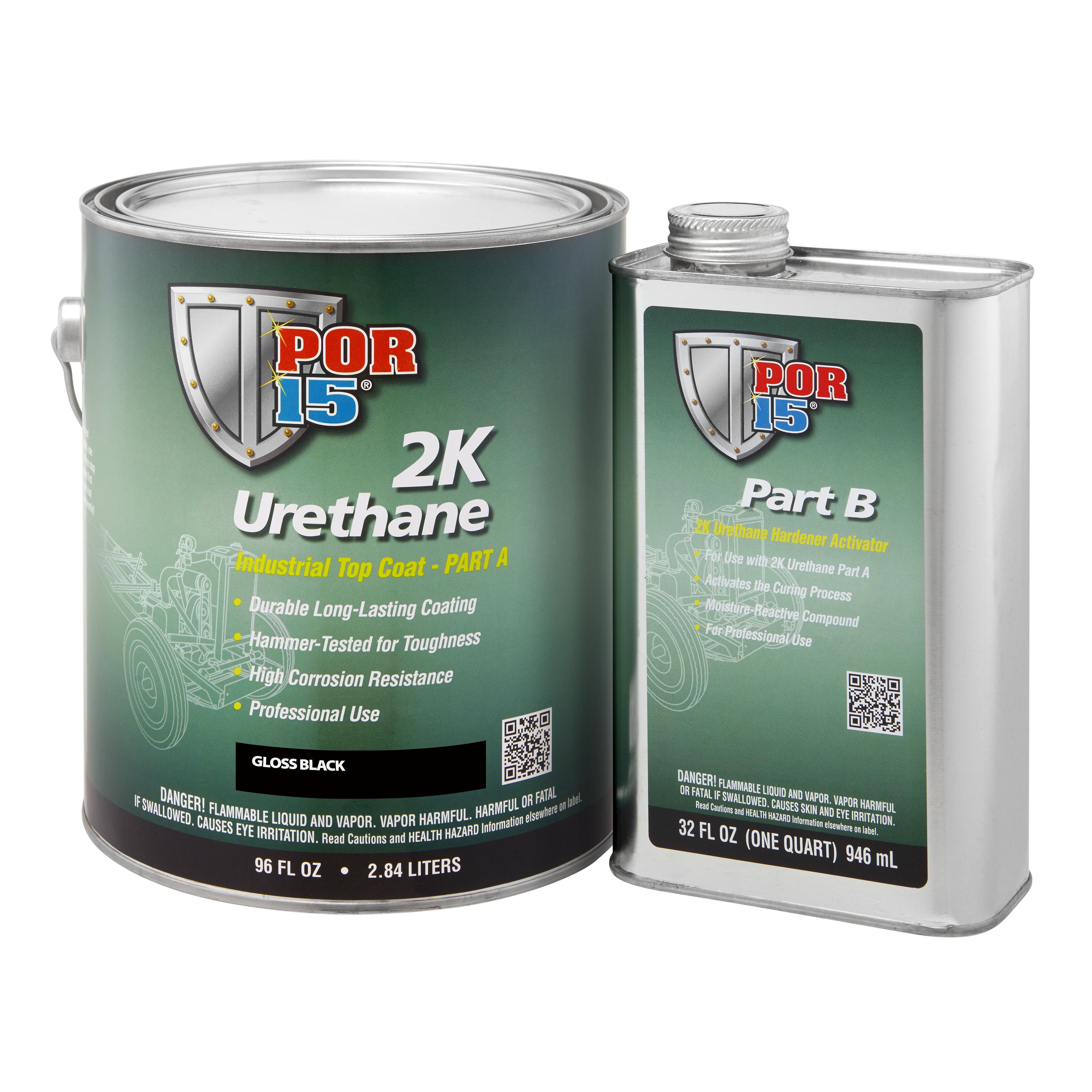 POR-15® 2K Urethane Coat | 2-Part Urethane Paint for Metal
